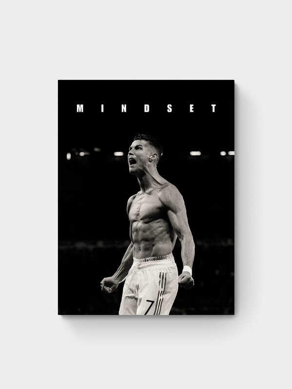 cristiano ronaldo - mindset Inspirational wall art – redroar