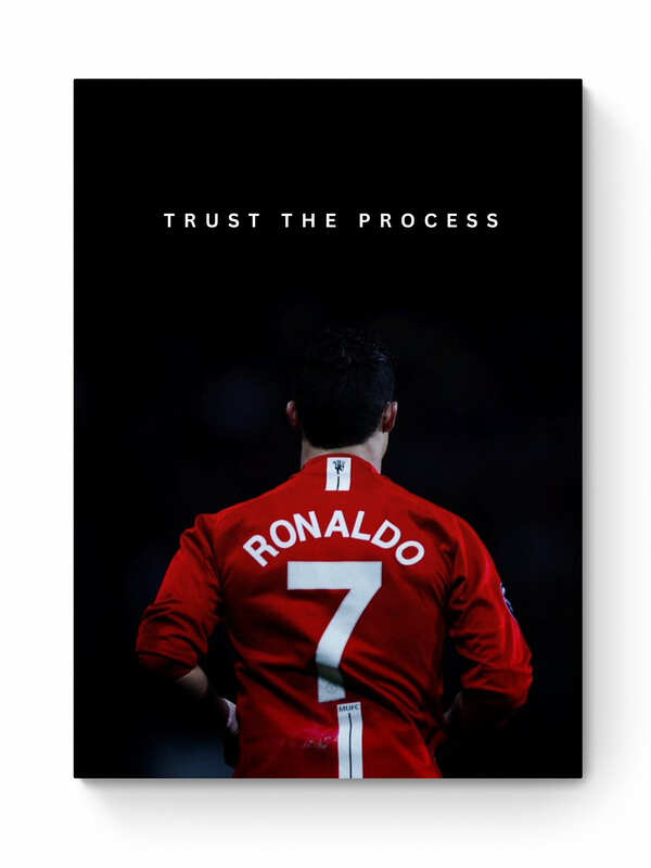 RONALDO - TRUST THE PROCESSE Inspirational wall art – redroar